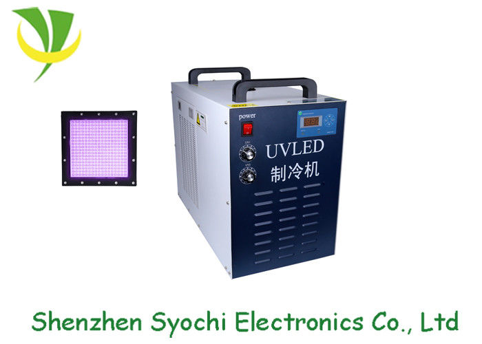 395nm Water Cooled LED UV Adhesive Curing Systems , 100x100mm UV LED ...